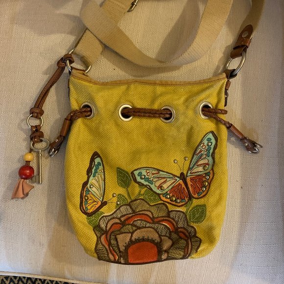 Fossil | Bags | Fossil Boho Drawstring Crossbody Bag | Poshmark
